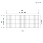 Baustahlmatte (Lagerformat) Q 335 A - Baustahl24.com